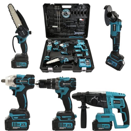 Prohummer PH023 Akülü 58vf Ultra 3lü Set Kırıcı Delici Hilti Taşlama ve ...